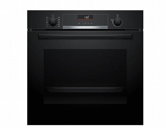 תנור בנוי בוש Bosch HBG536EB3 שחור 71 ליטר - טכנולוגיית טורבו 3D, חימום ...